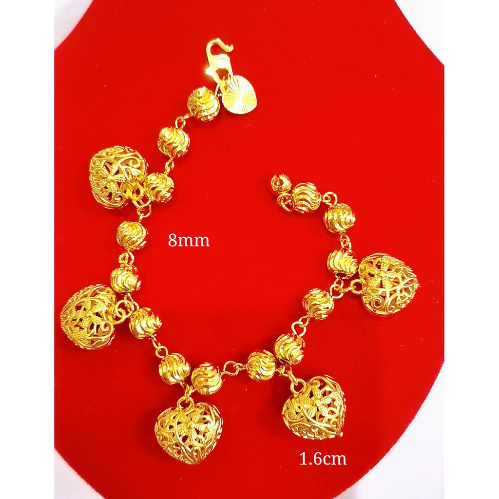 EB120 - Korean Gold Boba Bracelet – Hannah Singapore